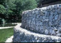 China Slope Reinforced Stone Cage Wire Mesh / Hot Dip Metal Cage Retaining Wall for sale