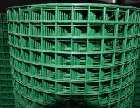 China 1X1 Inch PVC Coated Welded Wire Mesh Anti Climb Security Fence 3 Feet Width for sale