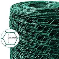 China 1/2'' Stainless Steel Hexagonal Wire Mesh 1.8 M PVC Coated Hexagonal Wire Mesh for sale