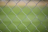 China PVC Diamond Mesh Garden Chain Link Fence 40mmx40mm for sale
