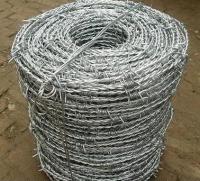 China BWG16xBWG16 Hot Dip Galvanized Barbed Wire Cattle Fence for sale