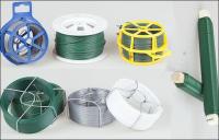China Coil PVC Coated Iron Wire 500mm RAL 6005 EN10244 for sale