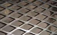 China Medium Expanded Wire Mesh Plate Diamond Steel Mesh Sheet 100mm for sale