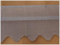 China 3.5mm Ceiling Expanded Wire Mesh Aluminum Plate Decorative Steel Mesh 20x40mm for sale