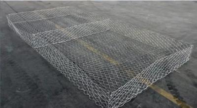 China Heavy Galvanized Gabion Wire Mesh KAWAT BRONJONG 2x1x0.5Mx2.7mm 3.4mm for sale
