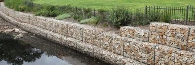 China Reno Mattress Gabion Wire Mesh 6x2M Galfan Gabion Baskets for sale