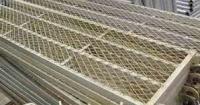 China Steel Scaffold Mesh Netting Footstep Platform Carbon Steel Expanded Metal 40×80mm for sale