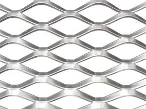 China Decorative Expanded Wire Mesh 40x80mm Ceiling Curtain Wall Steel Expanded Metal Sheet for sale