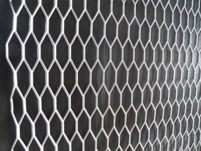 China Isosceles Fancy Hexagonal Steel Mesh，4mm Equivalent Stem Diamond Shape Metal Mesh for sale