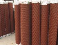 China Slope Protection Steel Plate Mesh , Perforated Metal Plate For Foundation Pit 50×100mm for sale
