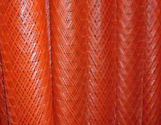 China Slope Protection Steel Plate Mesh , Perforated Metal Plate For Foundation Pit 50×100mm for sale