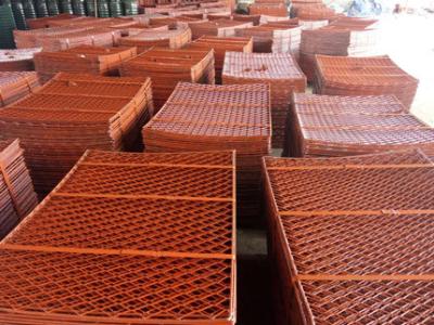 China Steel Basketry Expanded Wire Mesh Flame Retardant Steel Mesh Sheets 50x100mm for sale
