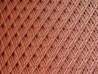 China Anti Skid Expanded Wire Mesh , Q235 Platform Pedal Metal Diamond Mesh 25x50mm for sale