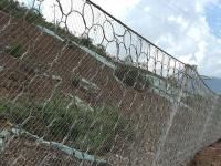 China 100x120mm Rock Fall Netting 4.0mm Gabion Basket Mesh for sale