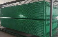 China Highway Expanded Wire Mesh Anti Dazzle Expanded Aluminum Wire Mesh 40x80mm for sale