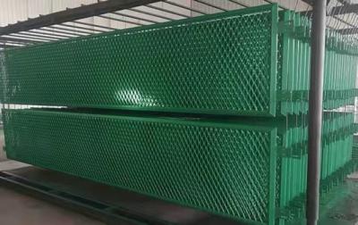 China Highway Expanded Wire Mesh Anti Dazzle Expanded Aluminum Wire Mesh 40x80mm for sale