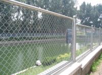 China Guardrail Galvanized Chain Link Fence，Braided Welded Wire Mesh For Fencing for sale