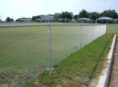 China Guardrail Galvanized Chain Link Fence，Braided Welded Wire Mesh For Fencing for sale