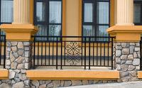 China European Q235 Metal Stair Wrought Iron Guardrail 1.8m for sale