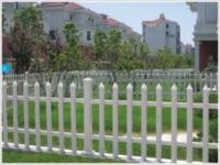 China 70mm×73mm Garden Guard Rails，Steel PVC Guardrail 1200mm for sale