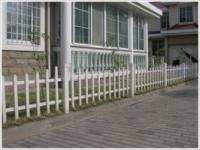 China 70mm×73mm Garden Guard Rails，Steel PVC Guardrail 1200mm for sale