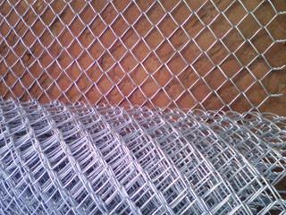 China 6ft Diamond Chain Link Fence Mining Hook Net 80x80mm for sale