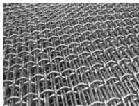 China Knurled Stainless Steel Mesh BBQ Intercrimp Wire Mesh 22mm for sale