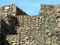 China Plastic Coated	Stone Cage Wire Mesh / 4.0mm Gabion Welded Wire Mesh for sale