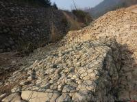 China 6X2X0.17m Hot Dipped Galvanized Wire Mesh Gabion Steel Gabion Cages for sale