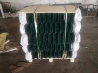 China 2''x2'' PVC Chain Link Fence，Plastic Coated Diamond Mesh Fencing for sale