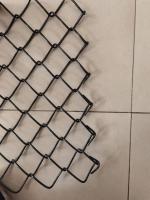 China 2''x2'' PVC Chain Link Fence，Plastic Coated Diamond Mesh Fencing for sale