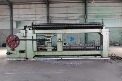 China Galfan Galvanized Pvc Coated Gabion Mesh Machine 80x100mm for sale