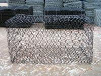 China 4mm Stone Cage Wire Mesh Double Twisted Plastic Wrapping Slope Retaining Wall for sale