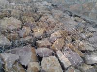 China Anti Erosion 80*100mm Stone Cage Wire Mesh Heavy Duty Hexagonal for sale
