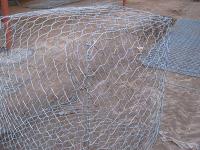 China Anti Erosion 80*100mm Stone Cage Wire Mesh Heavy Duty Hexagonal for sale