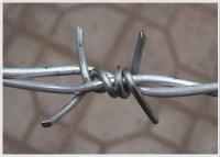 China BWG 12 Double Strand Barbed Wire Hot Dip Galvanized Beautiful Use for sale