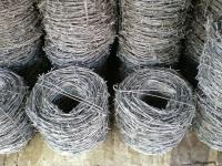 China Anti Theft Antirust Stainless Steel Barbed Wire Easy To Clean 12 Gauge for sale