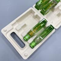 China Bamboo Pulp Paper Box , Wine Bottle Molded Recycled Paper Gift Boxes for sale