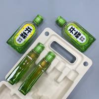 China Bamboo Pulp Paper Box , Wine Bottle Molded Recycled Paper Gift Boxes for sale