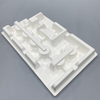 China Tank packaging Biodegradable Molded pulp tray Disposable Paper Packaging for sale