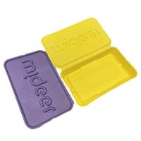 China Biodegradable Color Pulping Paper Tray Eco-Friendly Pulp Molded Pen Packaging Tray for sale