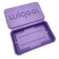 China Biodegradable Color Pulping Paper Tray Eco-Friendly Pulp Molded Pen Packaging Tray for sale