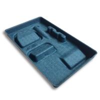 China Oil Resistant Wet Press Molded Pulp , Waterproof Molded Fiber Tray for sale