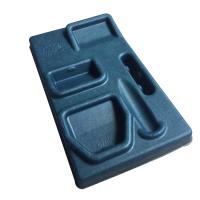 China Oil Resistant Wet Press Molded Pulp , Waterproof Molded Fiber Tray for sale