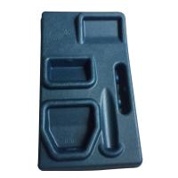China Oil Resistant Wet Press Molded Pulp , Waterproof Molded Fiber Tray for sale
