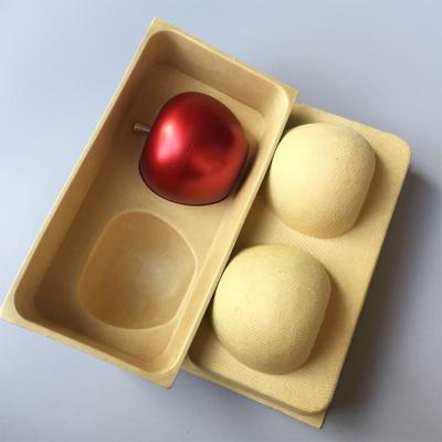 China Wet Press Biodegradable Paper Tray , Bamboo Paper Molded Paper Pulp for sale