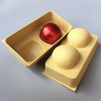 China Wet Press Biodegradable Paper Tray , Bamboo Paper Molded Paper Pulp for sale