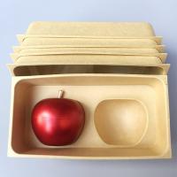 China Wet Press Biodegradable Paper Tray , Bamboo Paper Molded Paper Pulp for sale