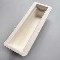 China Sustainable Recycled Paper Tray Biodegradable White Dry Press Sugarcane for sale