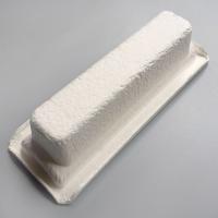 China Sustainable Recycled Paper Tray Biodegradable White Dry Press Sugarcane for sale